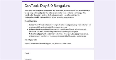 Docker Devtools Day Bengaluru Ajeet Singh Raina