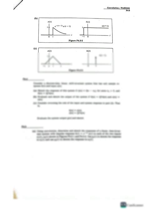 Solution Convolution Problem In Signal And System Studypool