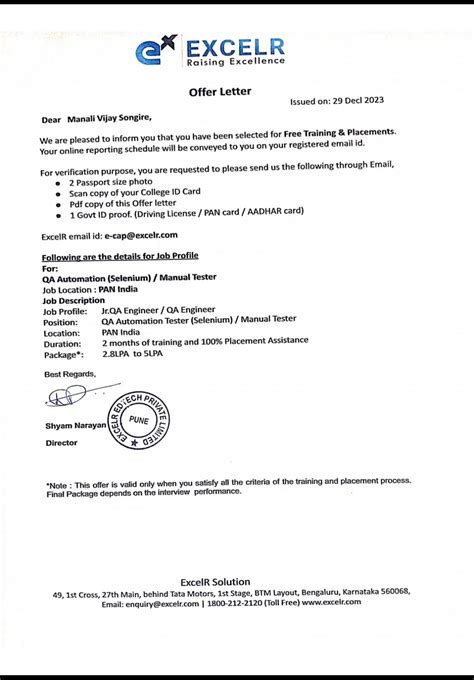Manali Songire On Linkedin Excelr Excelr Softwaretesting