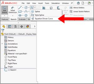 How To Use Equation Driven Curves In SOLIDWORKS