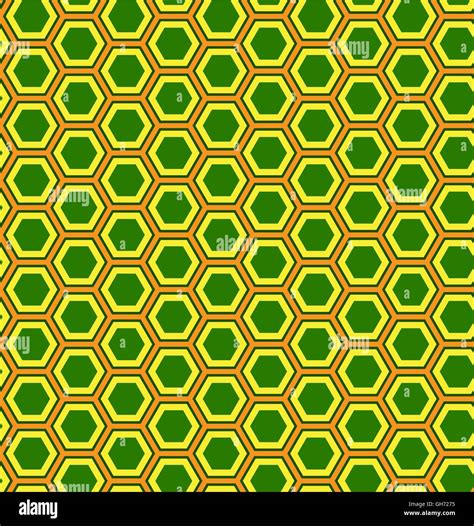 Abstract Geometric Seamless Pattern Hexagon Background Vector Illustration Stock Vector Image
