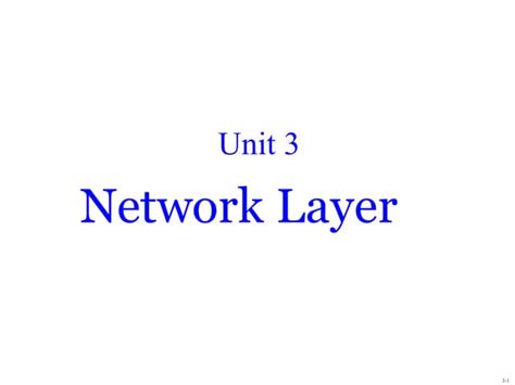 Network Layer Design Issuespptx