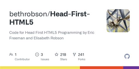 github bethrobson head first html5 code for head first html5 programming by eric freeman and
