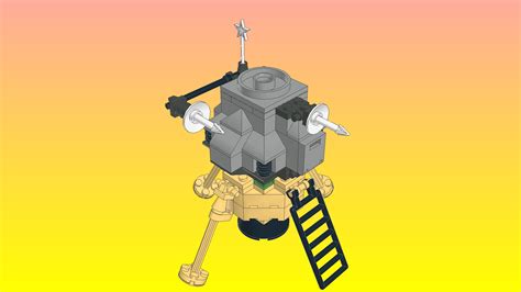 Obj File Notlego Lego Lunar Module Lm 11 Model 511・3d Printer Model To