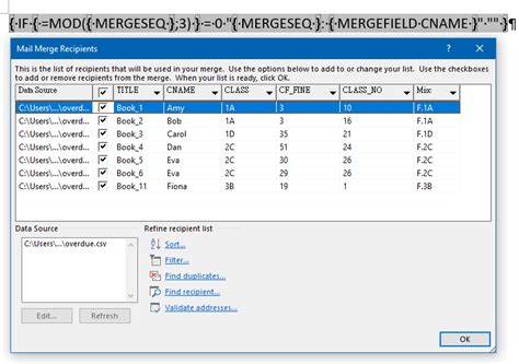 Mailmerge Ms Word Mail Merge A Field Calculation Error Occurred In
