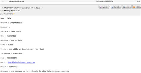 Créer Un Formulaire De Contact En Php Code Et Tutoriel