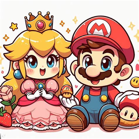 Mario And Princess Peach By Bigfanbud123 On Deviantart