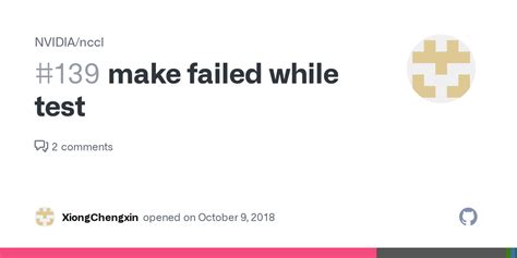 Make Failed While Test · Issue 139 · Nvidianccl · Github