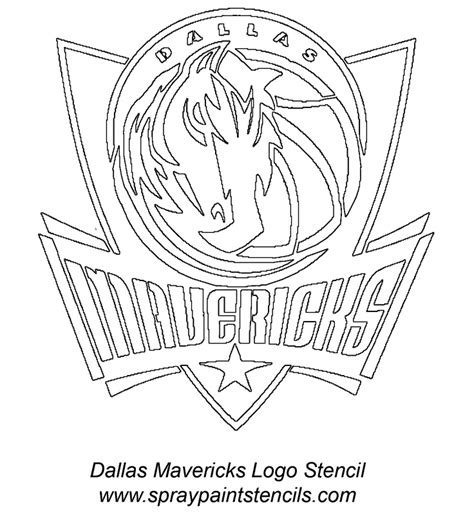 Jic Dallas Mavericks Coloring Pages