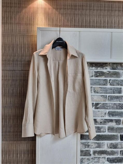 린넨100 마100 블라우스 셔츠 세컨웨어