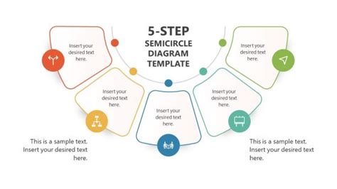 Free Step Semicircle Presentation Template SlideModel