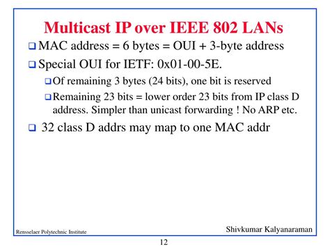 PPT IP Multicast PowerPoint Presentation Free Download ID 4217768