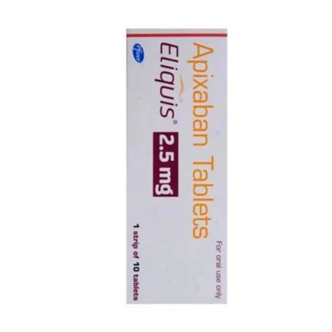Eliquis 25mg Tablet At ₹ 1680box Apixaban Tablet In Nagpur Id