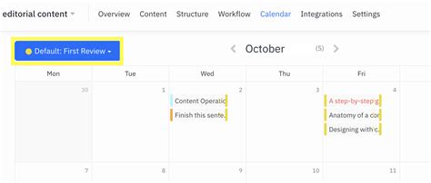 How To Set Due Dates And View The Calendar In Content Workflow Bynder