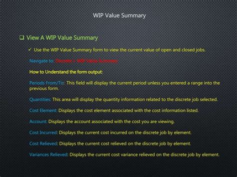 Oracle R12 Work In Process Pptx