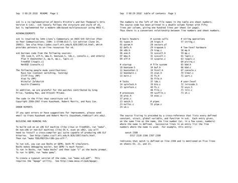 xv6 is a re−implementation of dennis ritchie s and ken thompson s unix
