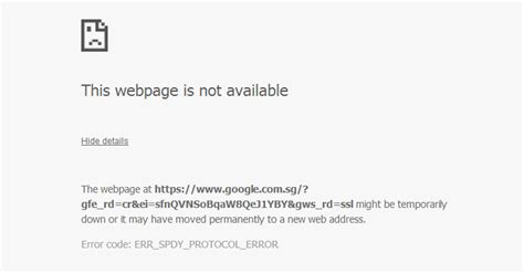 How To Fix Err SPDY Protocol Error In Google Chrome WhatsaByte