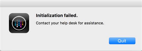 Initialization Failed Receiver Error Rorymon