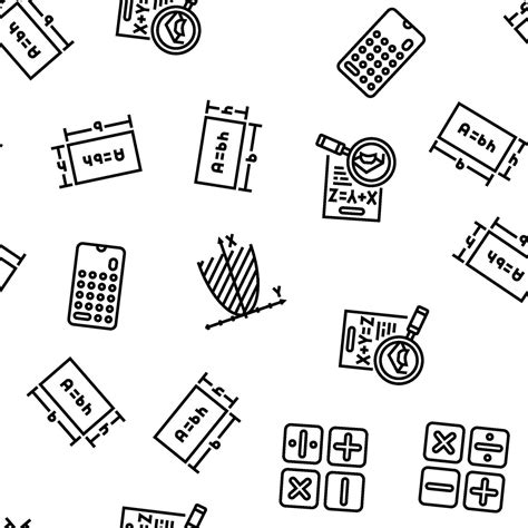 Math Education School Science Vector Seamless Pattern 33063254 Vector Art At Vecteezy