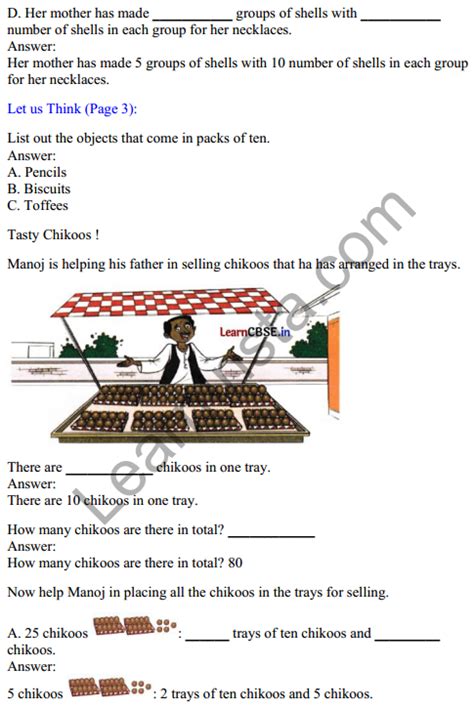 A Day At The Beach Class 2 Solutions Question Answer Maths Chapter 1