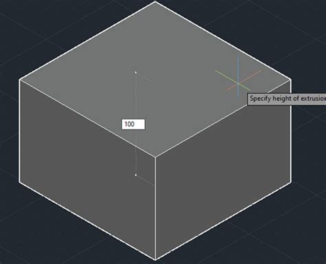 Autocad 2022 Extrude Command