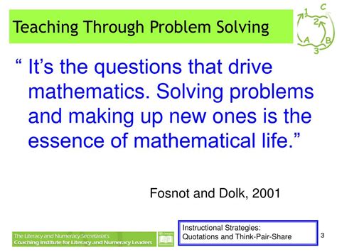 Ppt Teaching Mathematics Through Problem Solving Sonja Karsh And Joyce Tonner August 22 2006