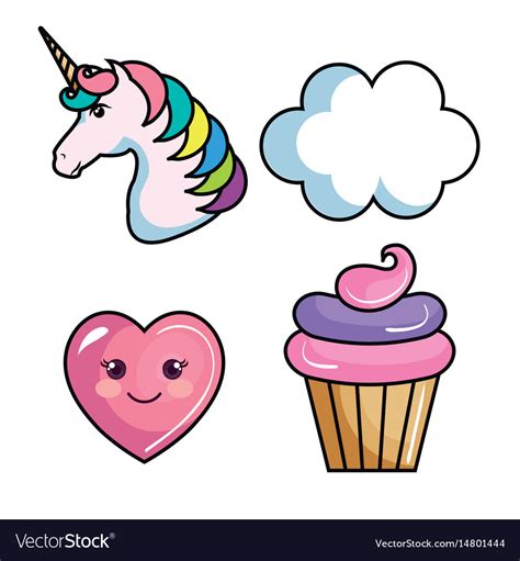 Cute Objects Design Royalty Free Vector Image Vectorstock Cute Objects Design Royalty Free Vector Image Vectorstock