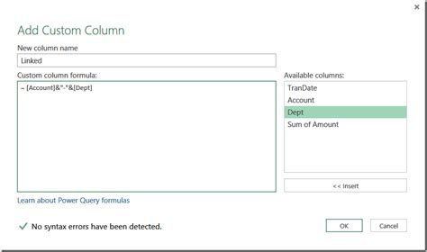 Merging Columns With Power Query