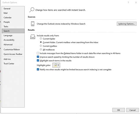 Is Outlook Search Standalone PST Files Completely Broken Windows 10 Forums