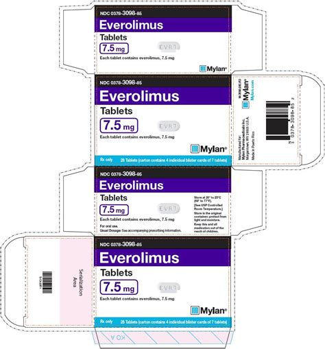 Everolimus Tablets Package Insert