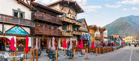 Leavenworth Washington State Tourist Bavarian Village Leavenworth