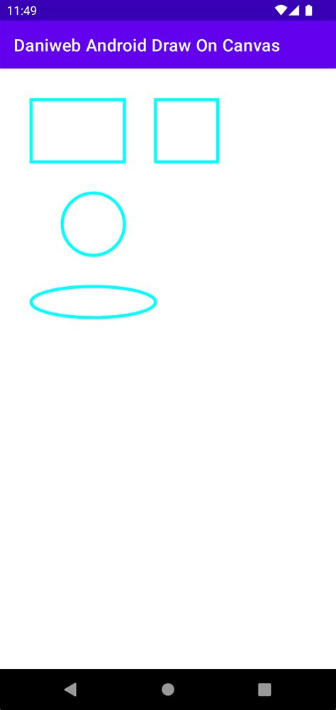 Google Android Development Android Native Draw Basic Shapes On Canvas DaniWeb