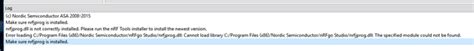 Nordic Command Line Tools For Win Breaks NRFgo Studio Nordic Q A Nordic DevZone Nordic