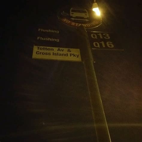 Mta Bus Q13 Q16 Totten Ave And Cross Island Pkwy Bay Terrace Totten Avenue