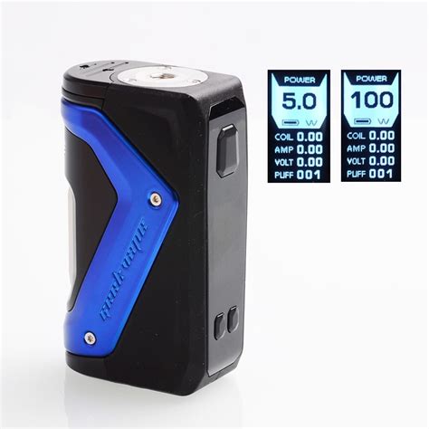 Buy Authentic Geekvape Aegis Blue 100w Tc Vw Squonk Box Mod