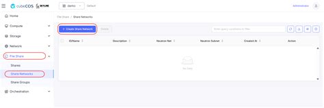 create a tenant sharing welcome to the bigstack cube platform