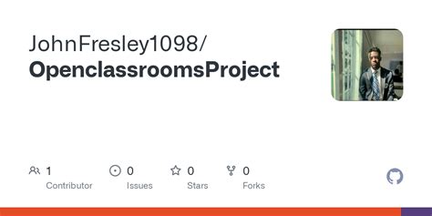 Github Johnfresley1098openclassroomsproject