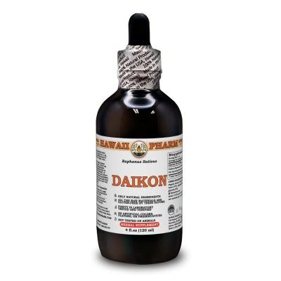 Daikon Raphanus Sativus Tincture Dried Sprouting Seed Liquid Extract