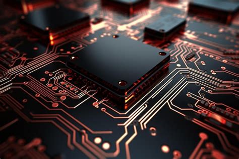 Premium Photo Circuitry Abstract Artwork Background