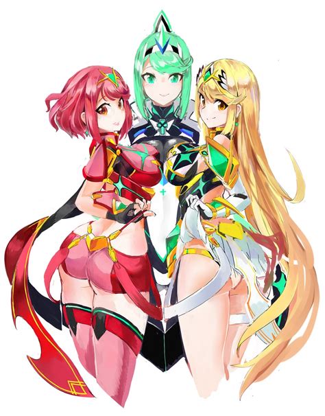 Pyra Mythra And Pneuma Xenoblade Chronicles And 1 More Drawn By Tim