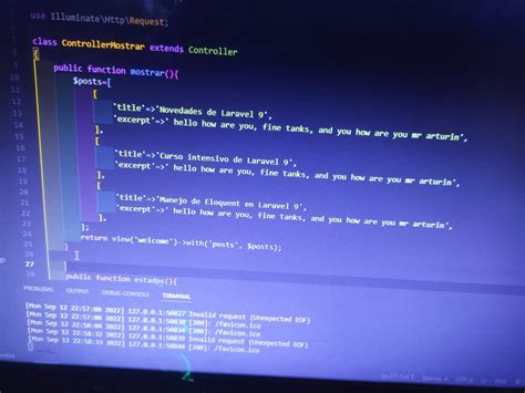error con laravel 9 ayuda edteam