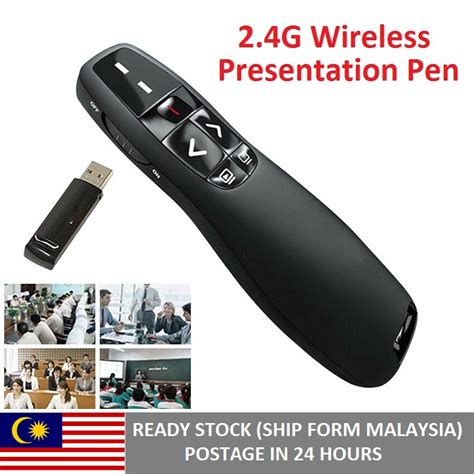 Usb 2 4ghz Wireless Presenter Red Laser Pointer Ppt Remote Control Pointer Pen For Powerpoint