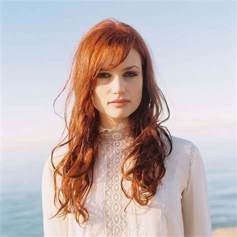 Copper Hair With Bangs