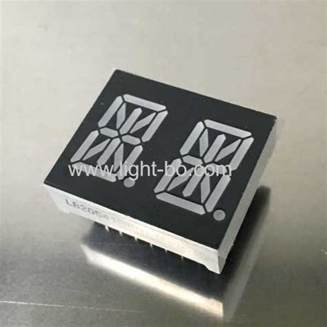 Ultra Bright Red 2 Digit 138mm Alphanumeric 14 Segment Led Display