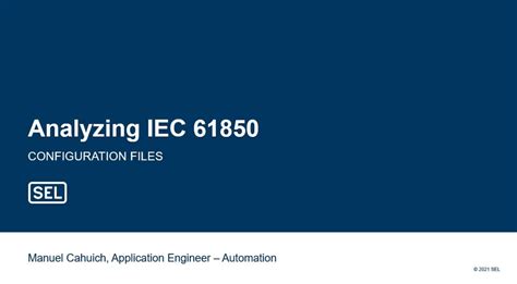 Analyzing Iec 61850 Configuration Files Sel Video Portal