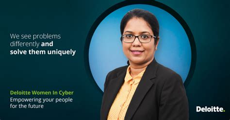 Niranjini Arunachalam Deloitte Women In Cyber