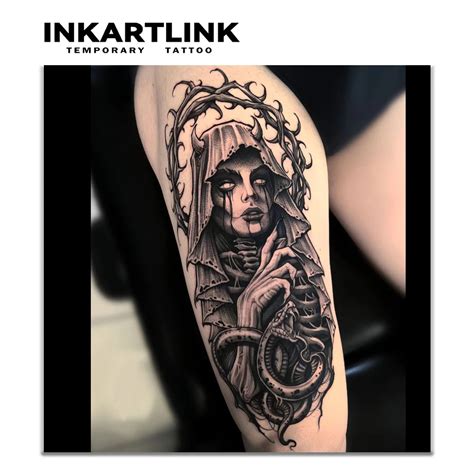 Hel Norse Mythology Tattoo