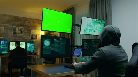Stock Video Hackers Using Computers Live Wallpaper For Pc