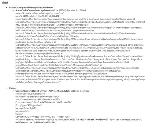 Value Was Either Too Large Or Too Small For A Decimal Microsoft Project Stack Overflow