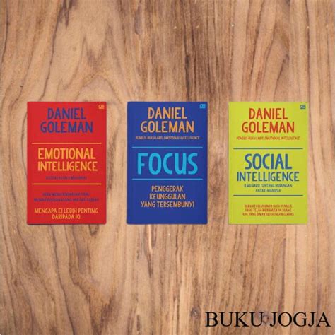 Paket 3 Buku Daniel Goleman Emotional Intelligence Social
